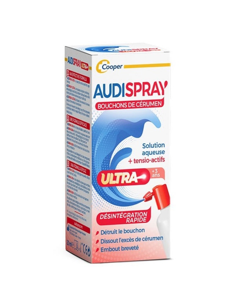 Buy Audispray Ultra Cerumen Ear Plugs Solution on ilylab.com